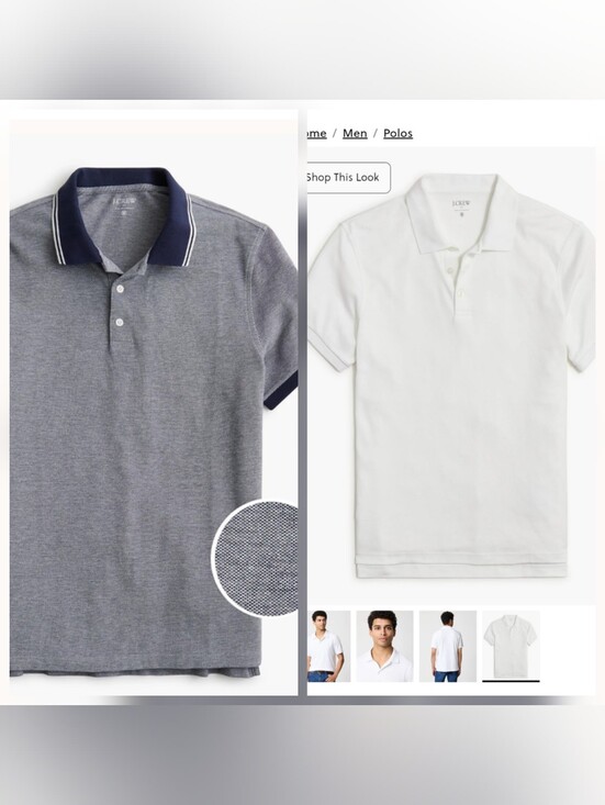 J. Crew | Shirts | New 3pc Bundle J Crew Defects S Small White Blue ...